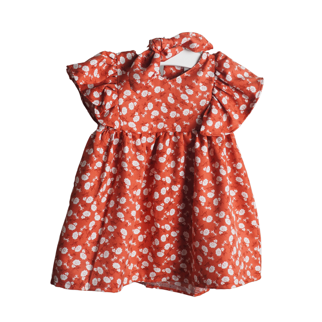 Arina Dress - Red Floral – The Rojak Baby